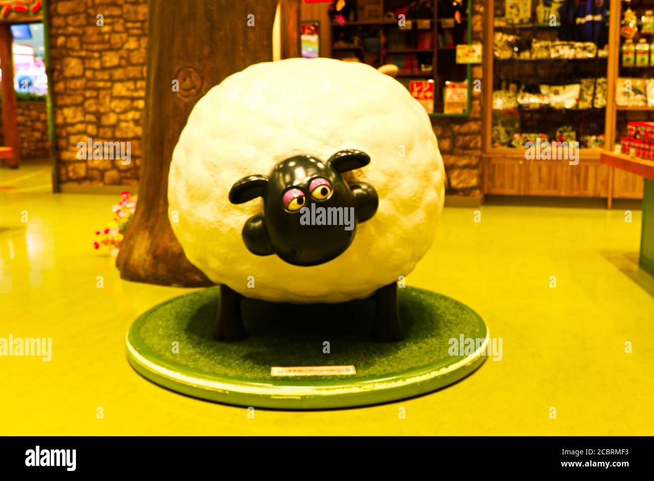 Shirley the Sheep figure from Shaun the Sheep at Expocity,Osaka.JAPAN ...