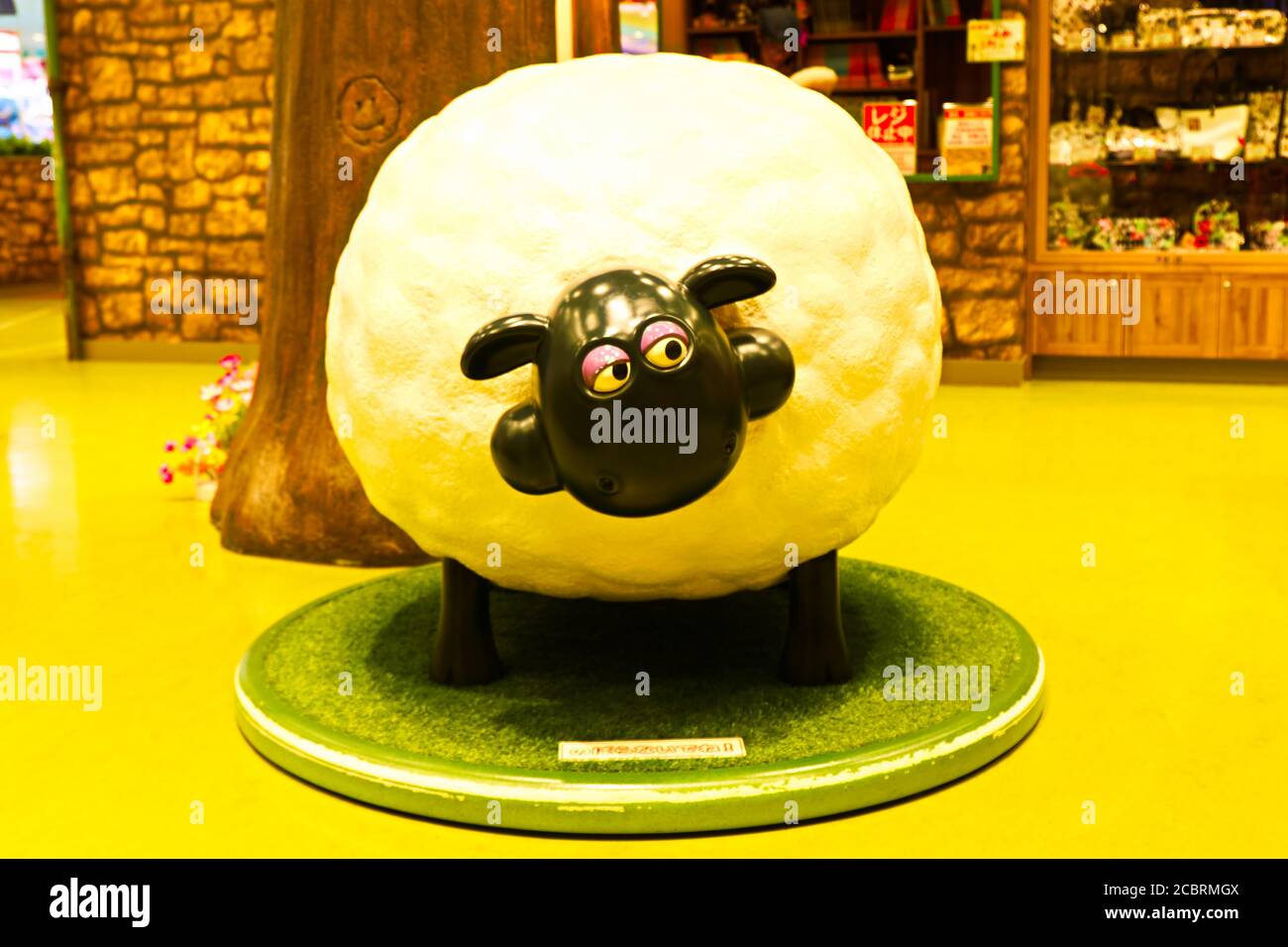 Shirley the Sheep figure from Shaun the Sheep at Expocity,Osaka.JAPAN ...