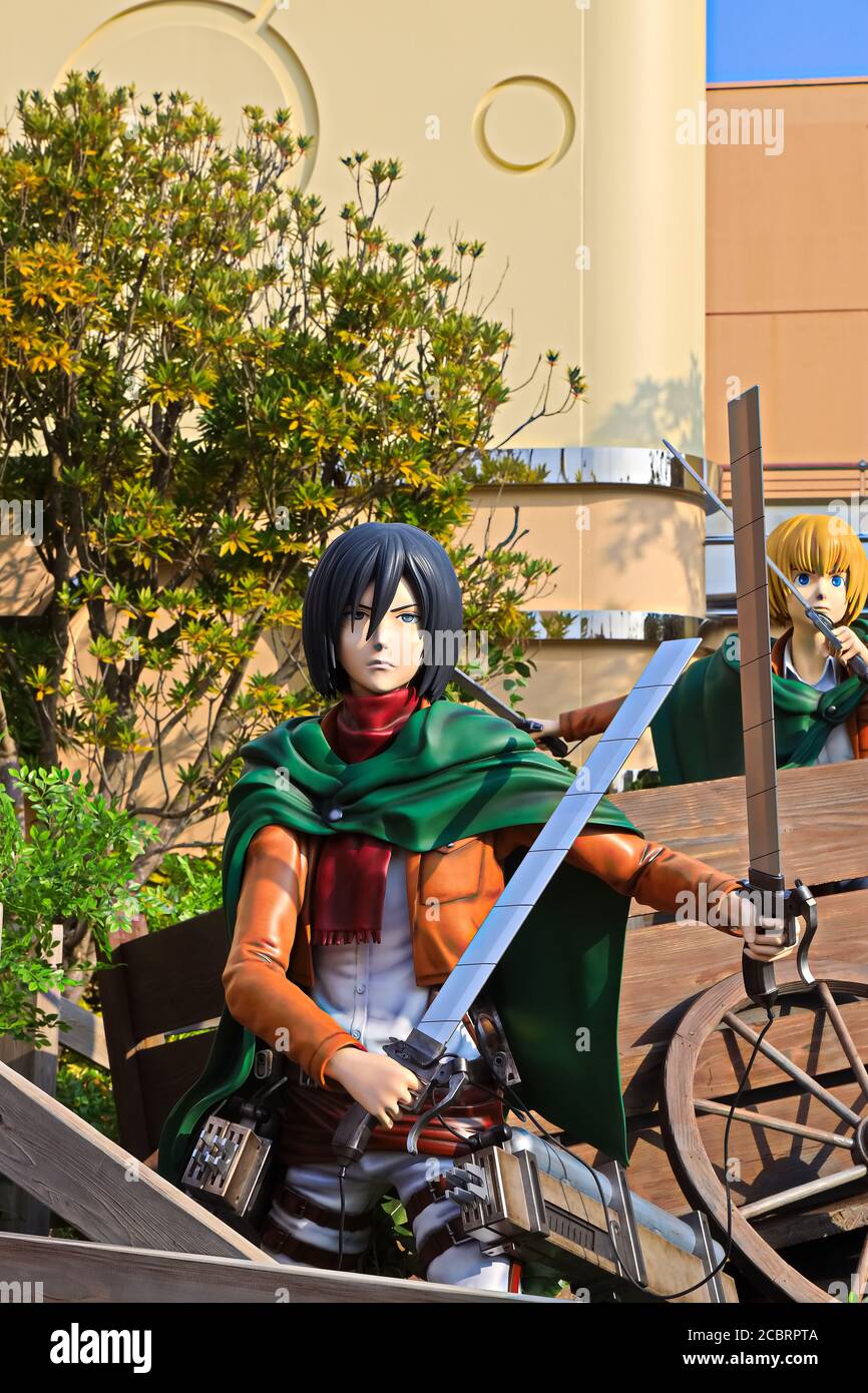 Mikasa from attack on titan hi-res stock photography and images - Alamy