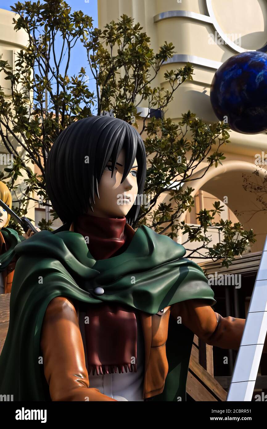 Clone-oid statue of Mikasa Ackerman from Attack on Titan ( Shingeki no ...