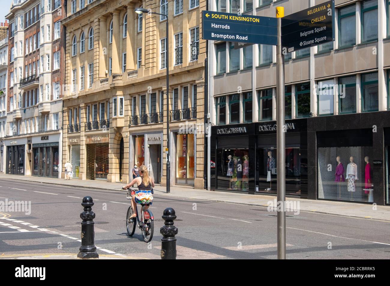 London sloane street shops hi-res stock photography and images - Alamy