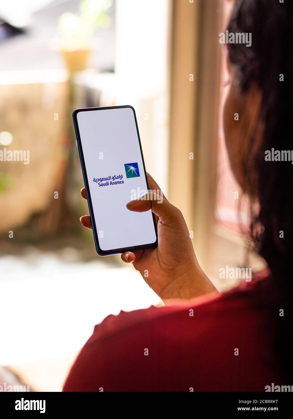 Assam, india - Augest 2, 2020 : Saudi Aramco a saudi arabian oil ...