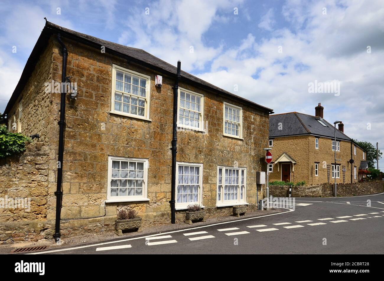 Broadwindsor village in west Dorset, England Stock Photo - Alamy
