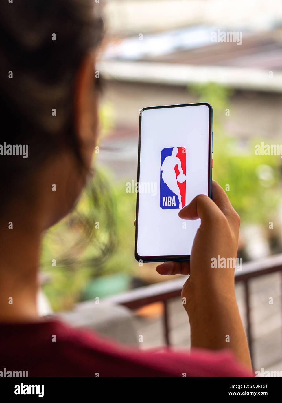 Assam, india - August 12, 2020 : NBA / National Basketball Association ...