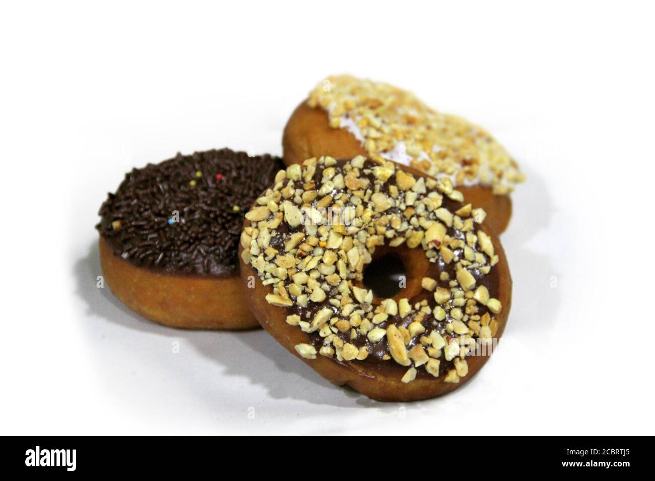 Delicious Colored Donuts Stock Photo - Alamy