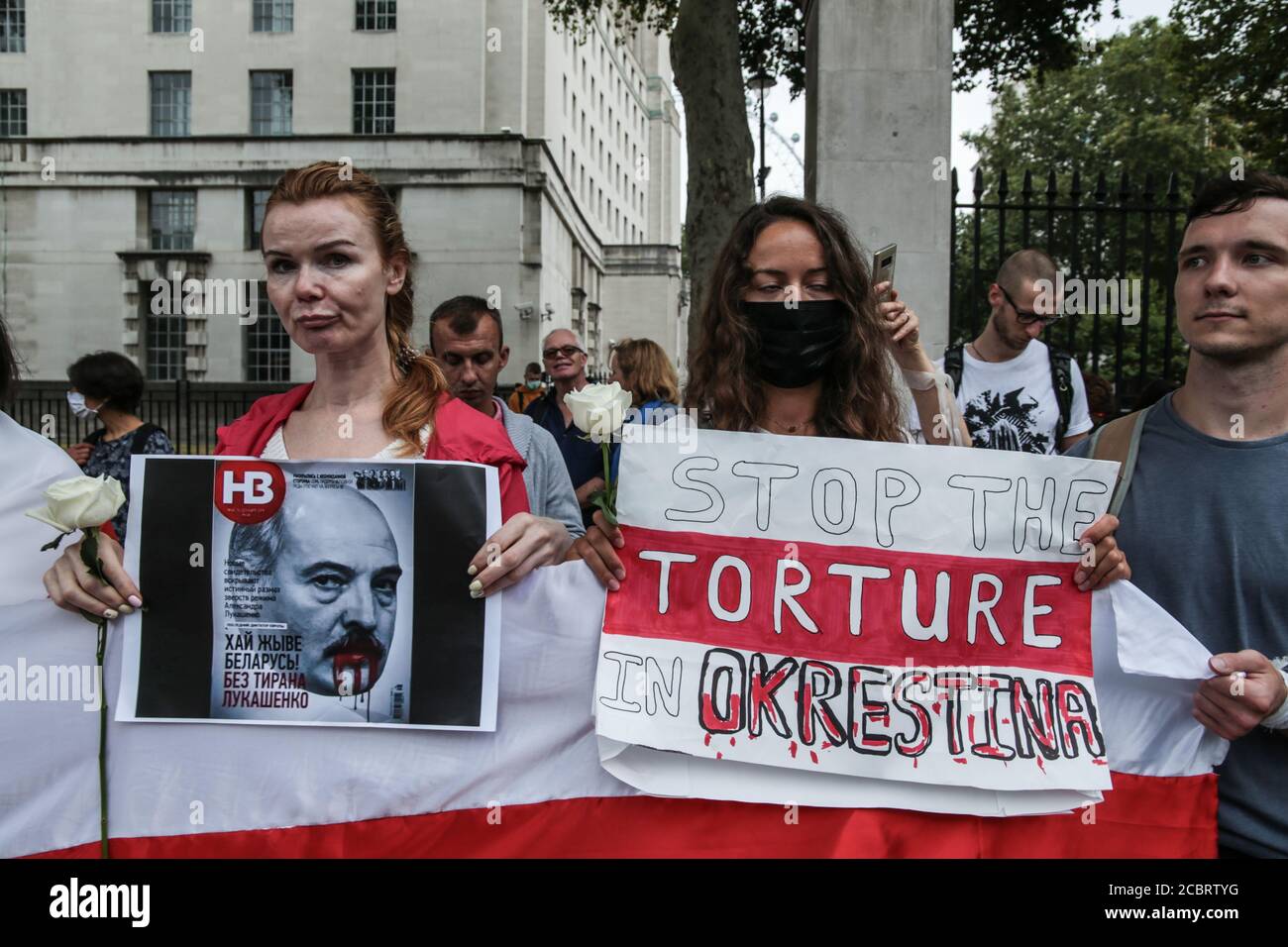 london UK 15 August 2019 Thousands of demonstrators in London gathered ...