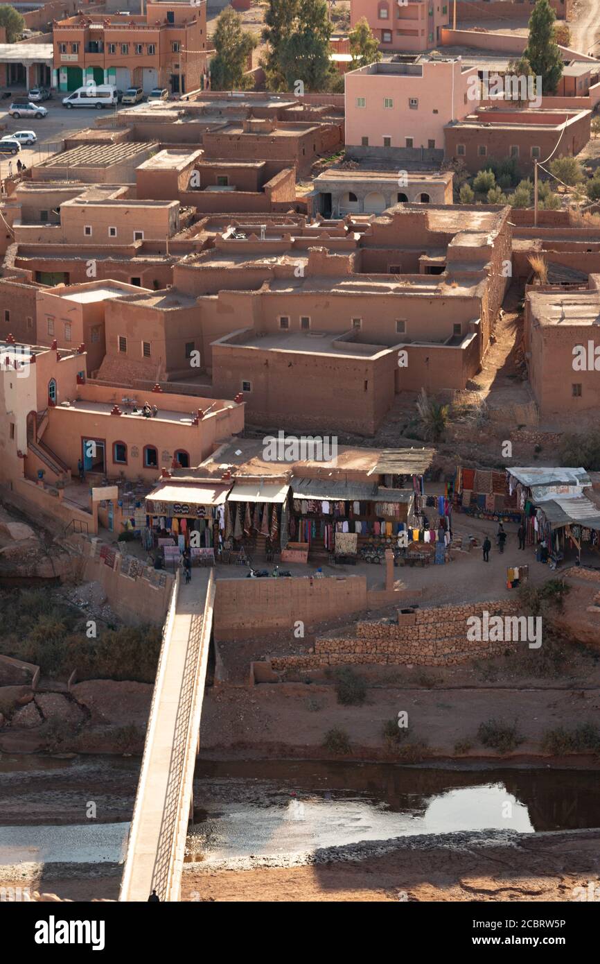 Ait Ben Haddou ksar Morocco, ancient fortress that is a Unesco Heritage ...