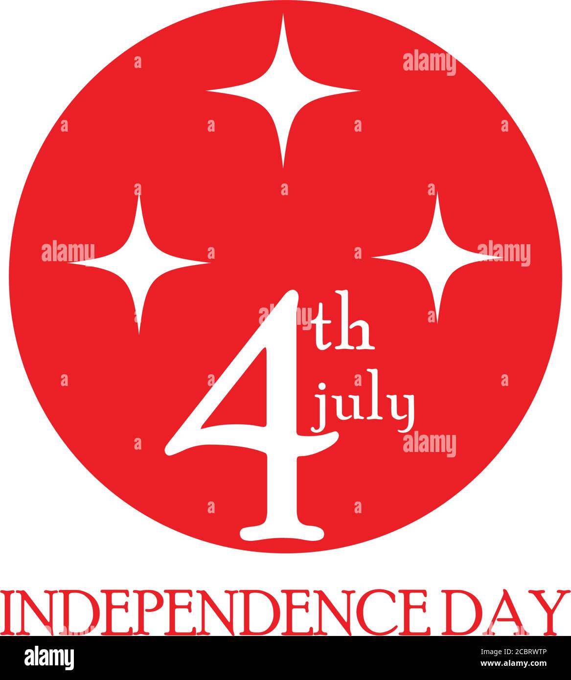 independence 4th of july logo vector Stock Vector Image & Art - Alamy