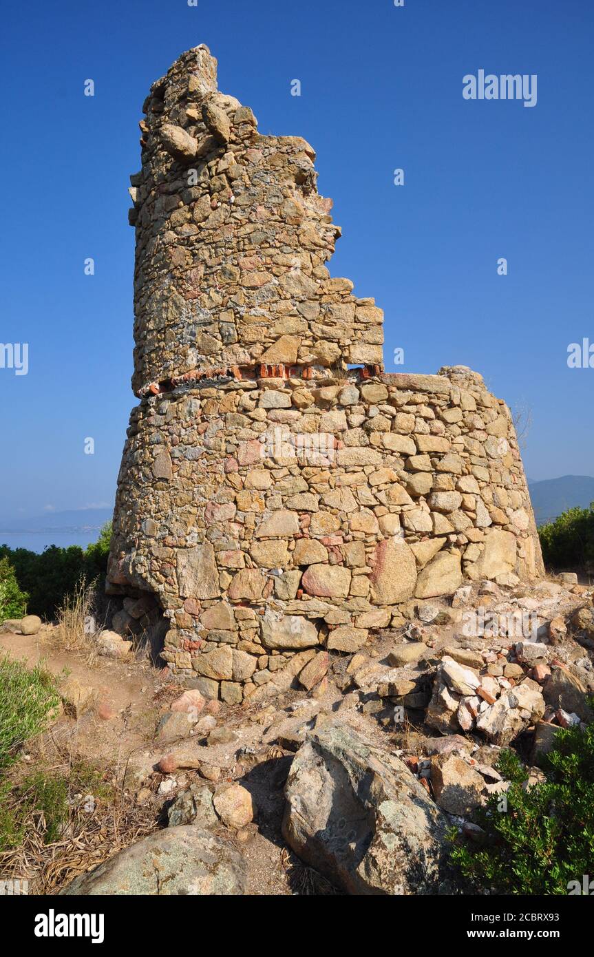 Genoese tower, corsica hi-res stock photography and images - Alamy
