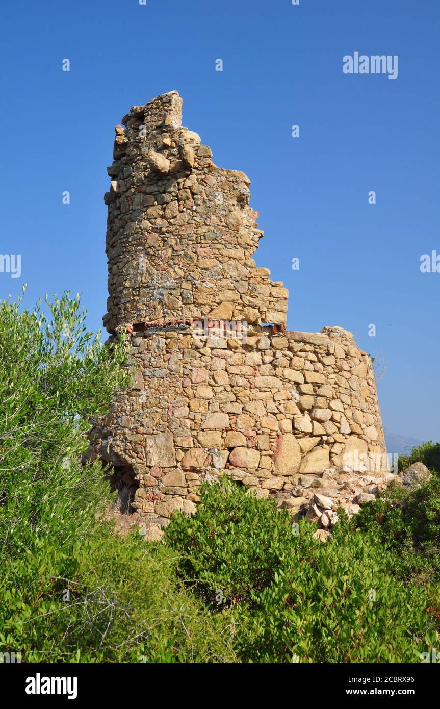 Genoese tower, corsica hi-res stock photography and images - Alamy