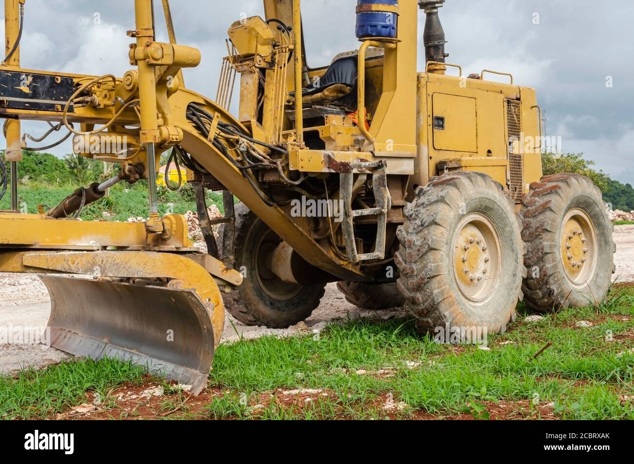Motor grader hi-res stock photography and images - Alamy