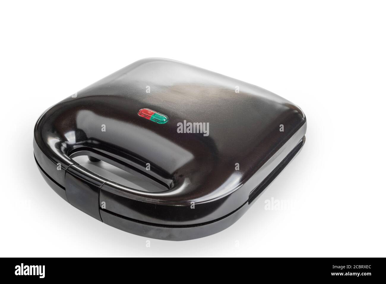 Slice sandwich toaster on a white background Stock Photo - Alamy