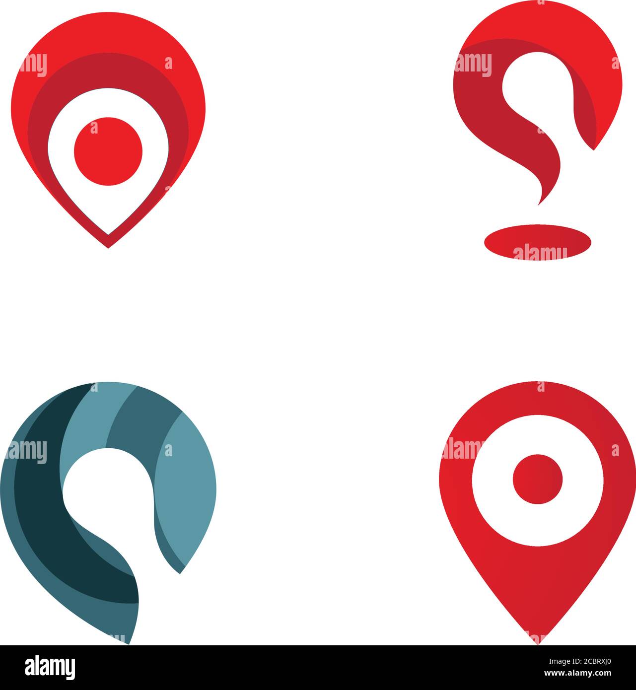 Location point Logo vector template Stock Vector Image & Art - Alamy