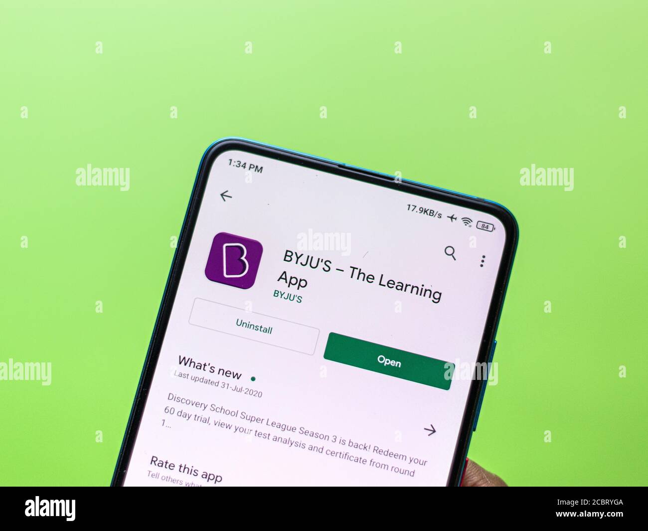 Assam, india - May 8, 2020 : Byju's, the learning app Stock Photo - Alamy