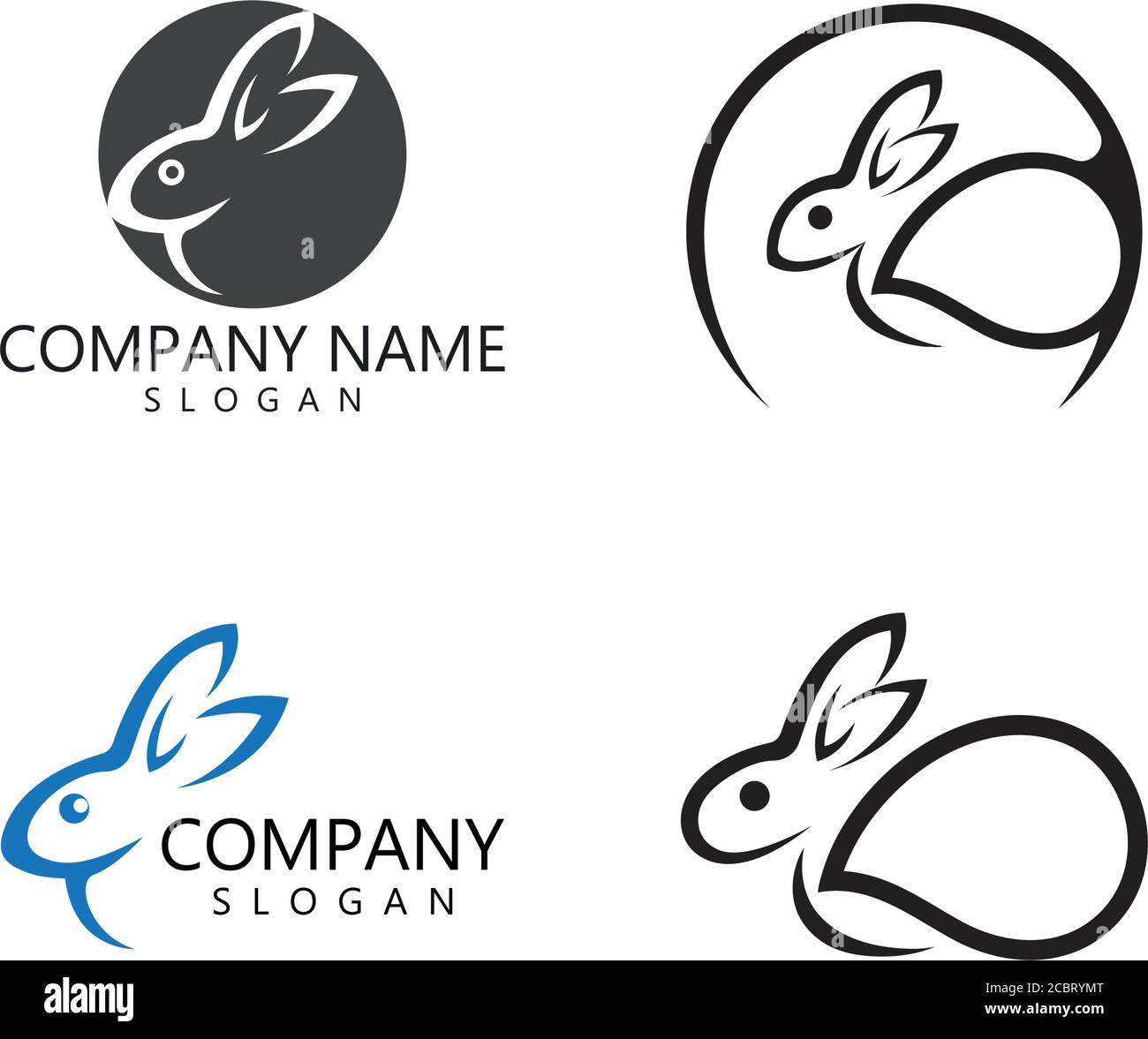 Rabbit logo Cut Out Stock Images & Pictures - Alamy