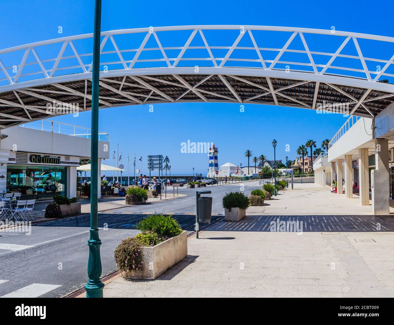 Typical street in cascais hi-res stock photography and images - Alamy