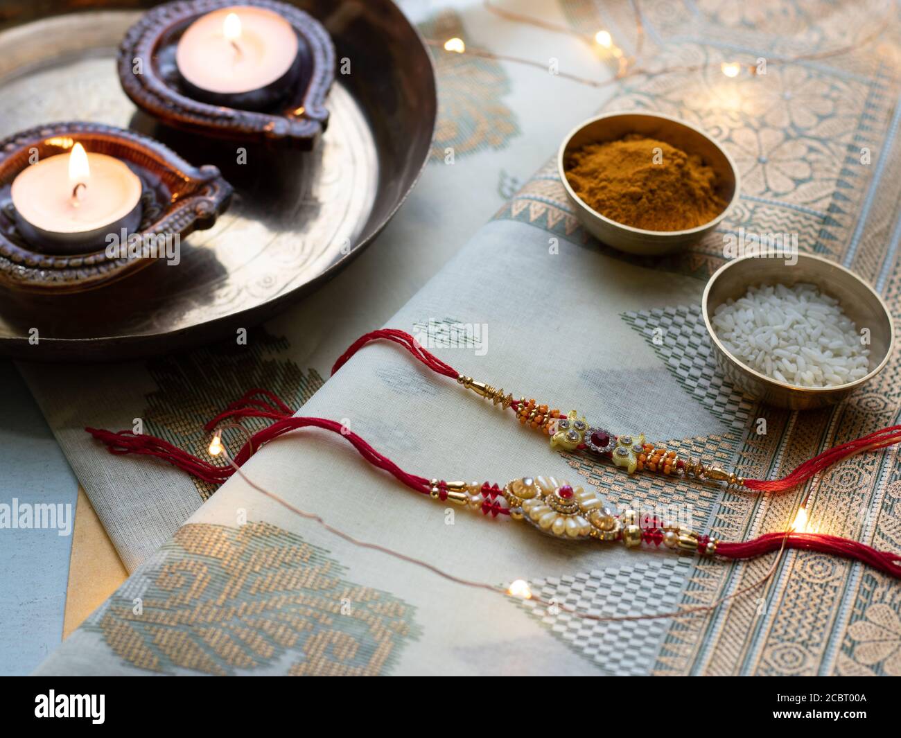 Rakhi for raksha bandhan festival india stock image Stock Photo - Alamy