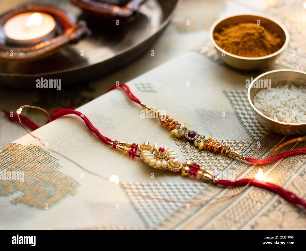 Rakhi for raksha bandhan festival india stock image Stock Photo - Alamy