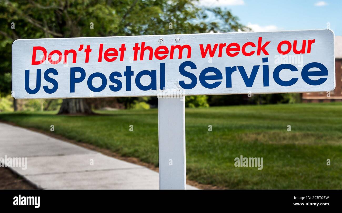 Save our Mail sign Stock Photo - Alamy