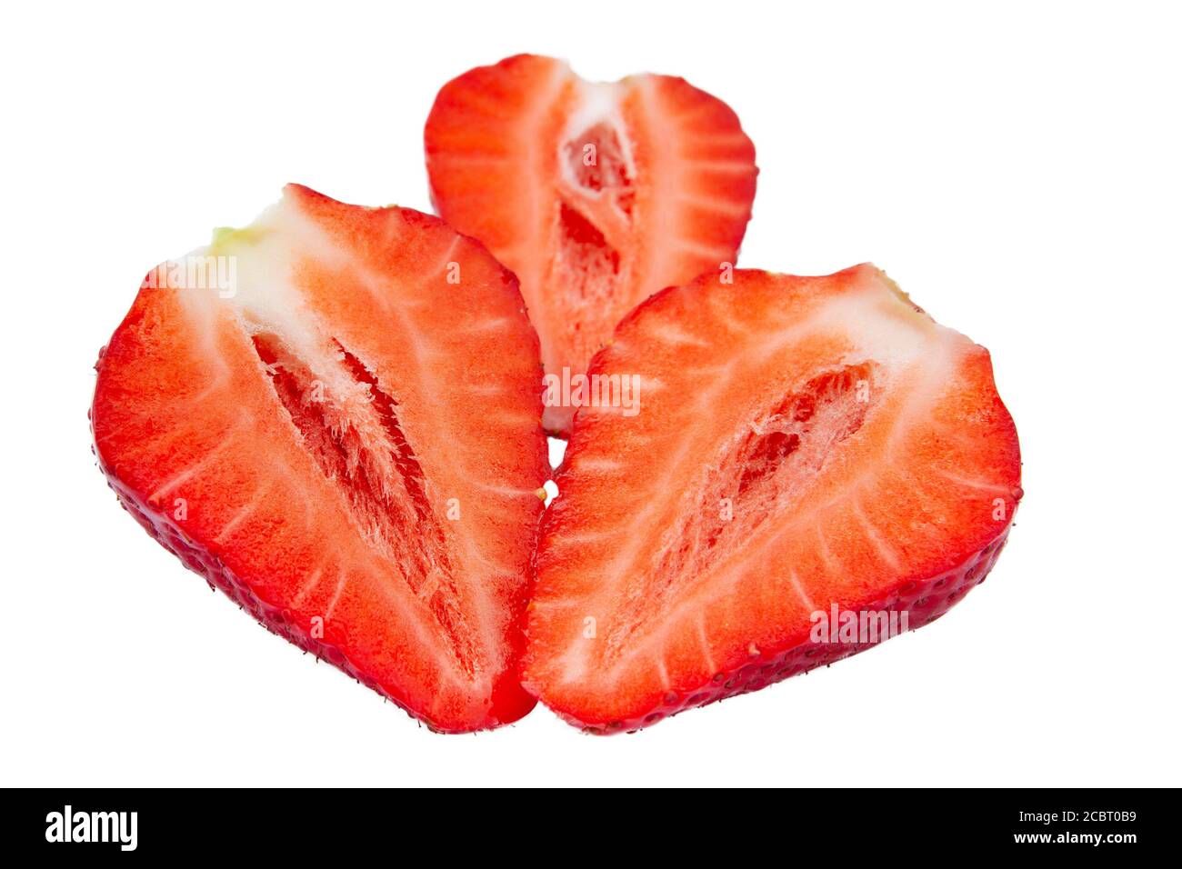 Halved strawberries hi-res stock photography and images - Alamy