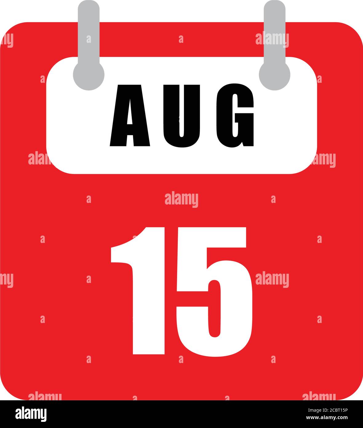 Aug calendar Stock Vector Images - Alamy
