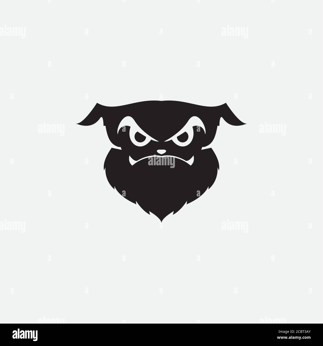 Scary husky Stock Vector Images - Alamy