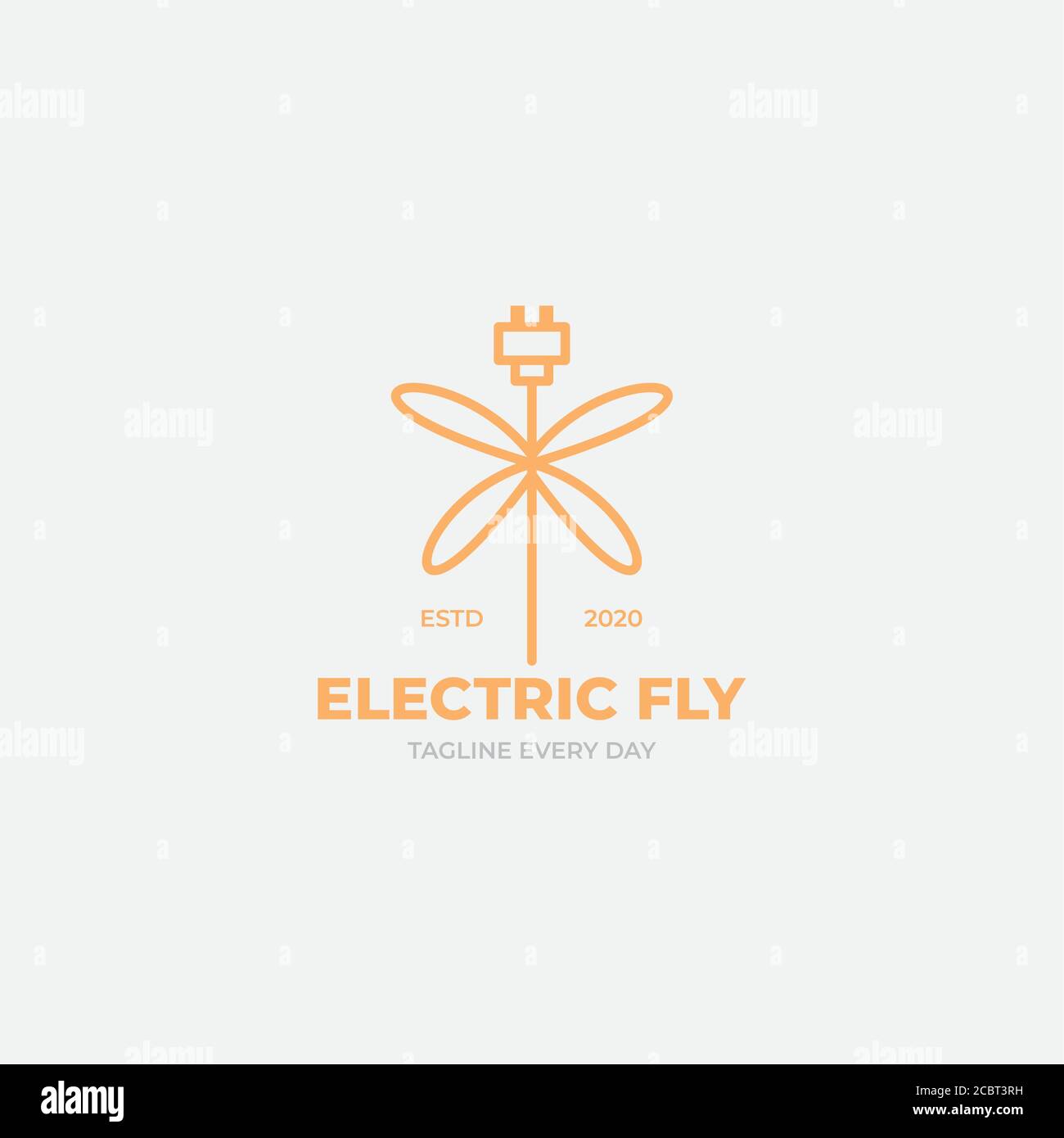 dragonfly tech wings simple line logo design Stock Vector Image & Art ...