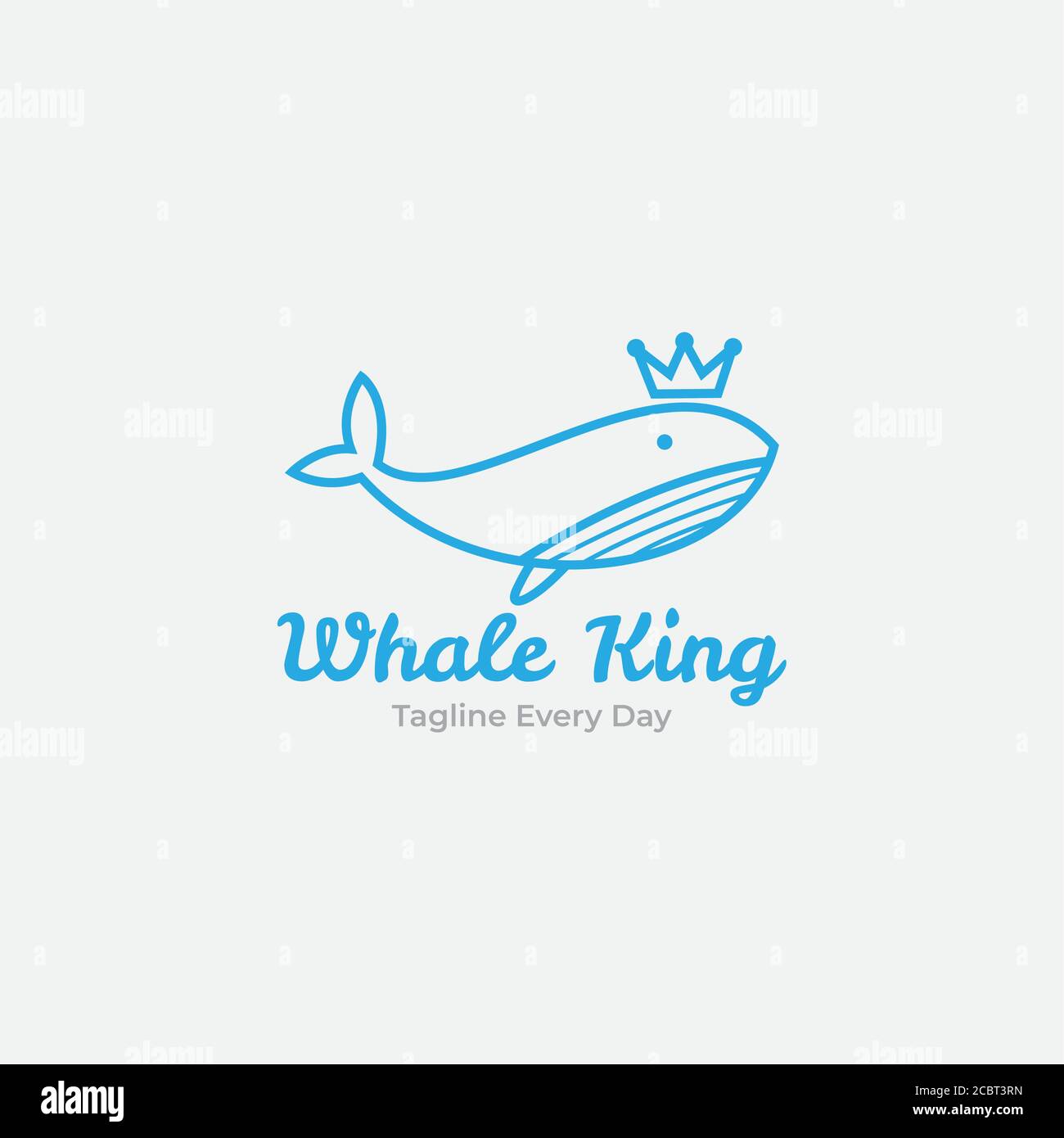 Blue whale label Stock Vector Images - Alamy
