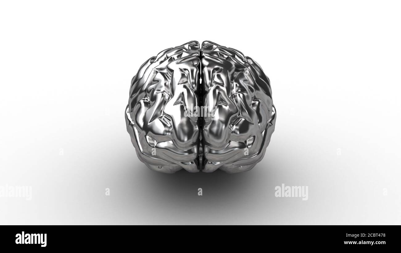 Steel brain. Iron Brain Stock Photo - Alamy