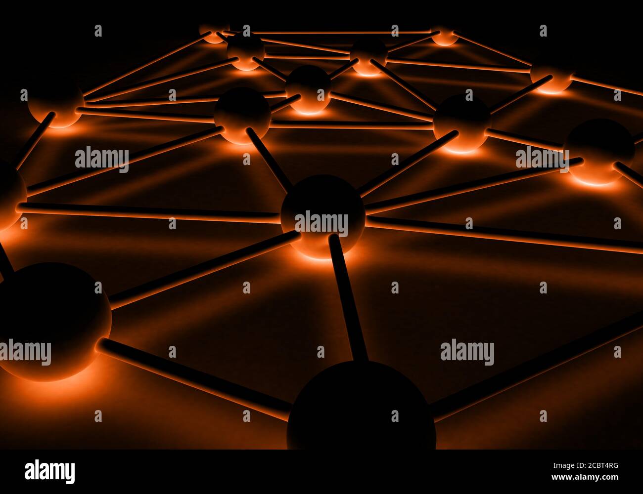 Metaphor for connections, teamwork and communication Stock Photo - Alamy