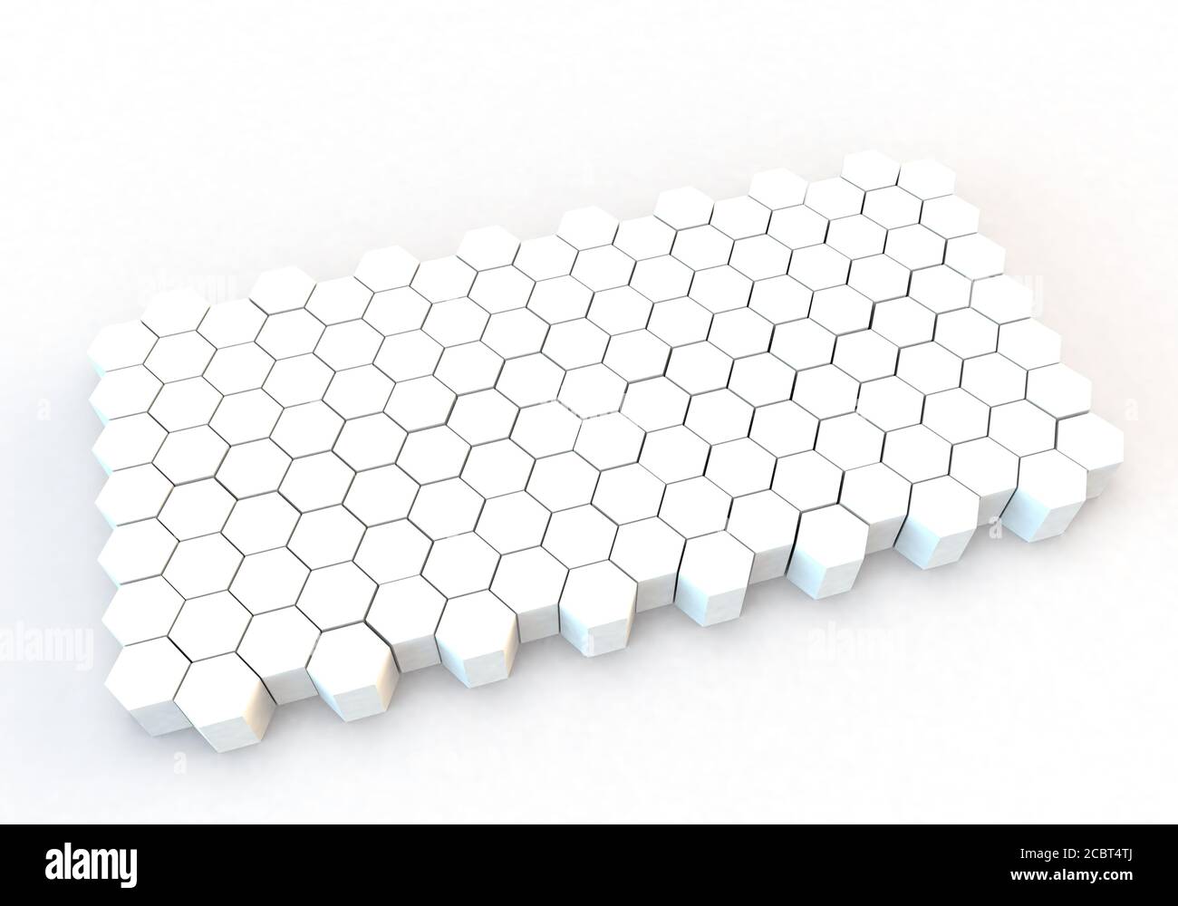 3d render of a white honeycomb pattern isolated on a white background ...
