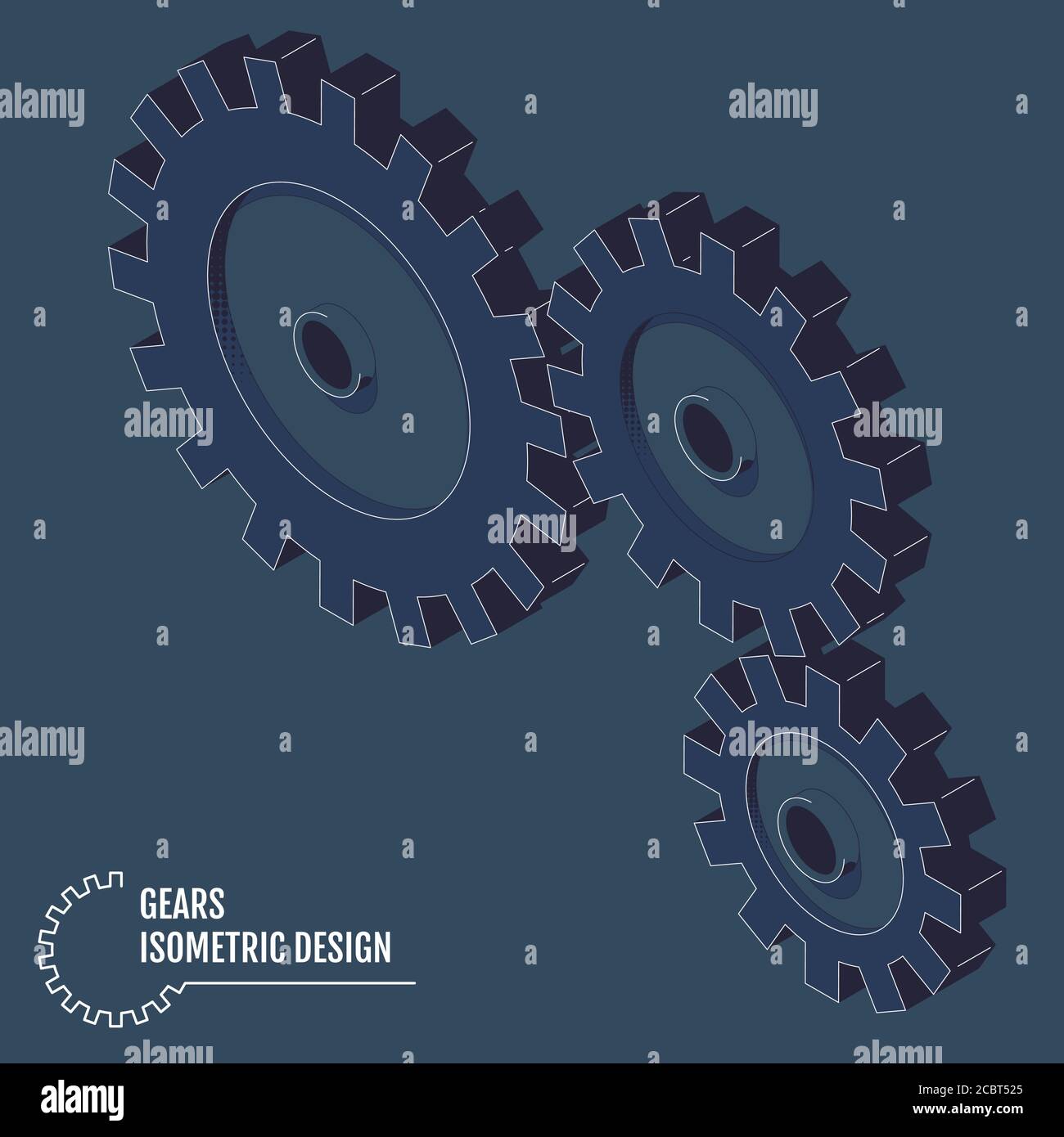 Cogs vector infographic hi-res stock photography and images - Alamy
