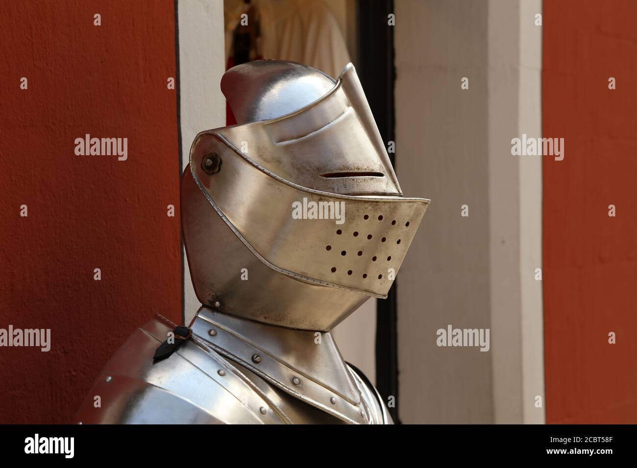 Metal armor of a medieval knight and warrior Stock Photo - Alamy