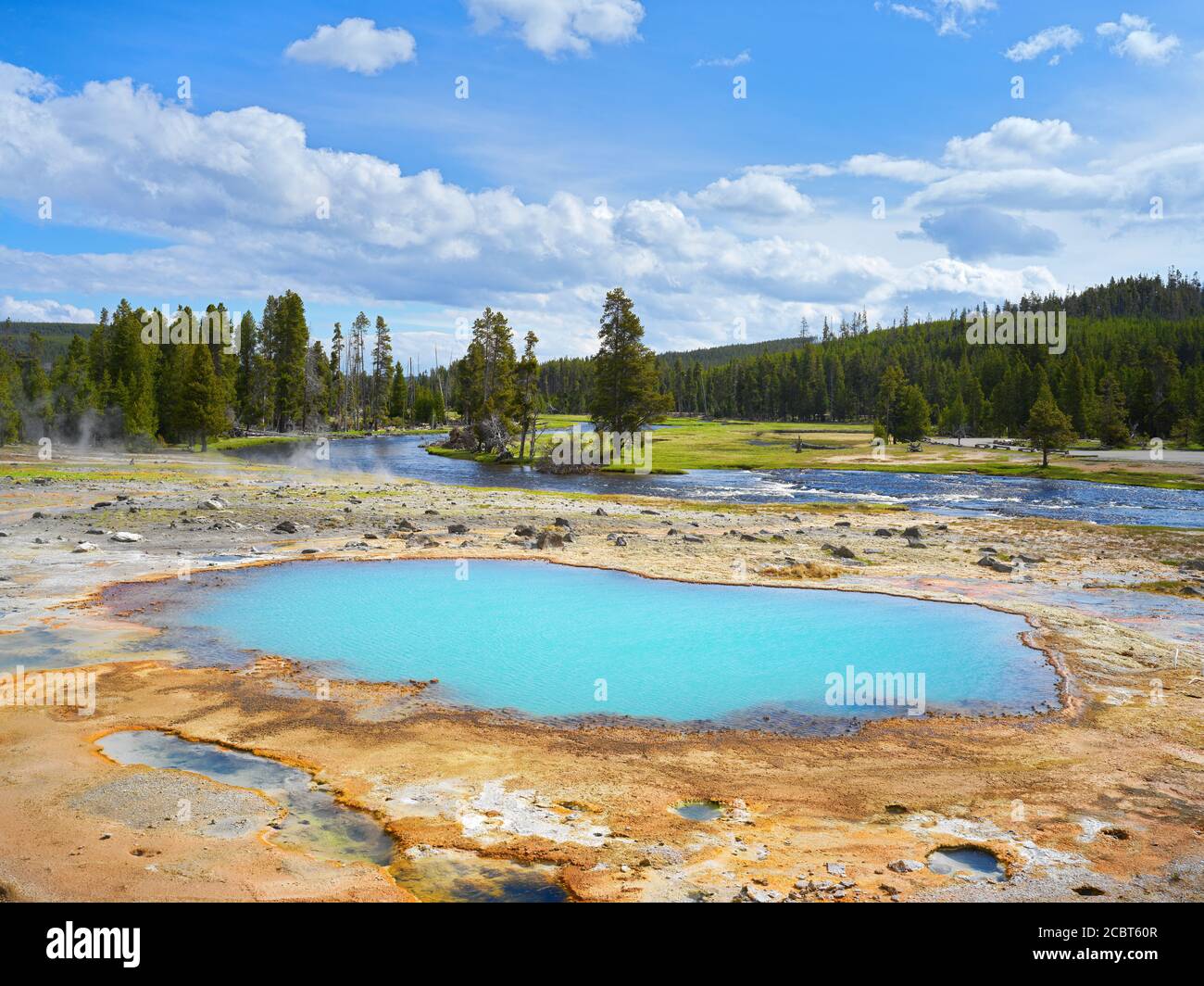 Yellowstone landscape hi-res stock photography and images - Alamy