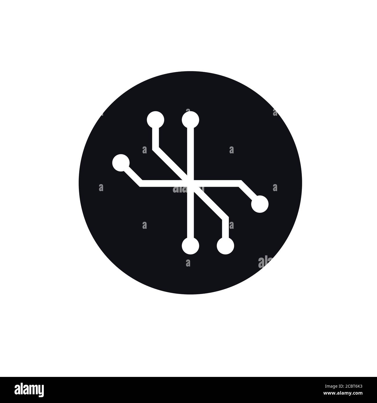 electronic circuit icon, vector simple illustration Stock Vector Image ...