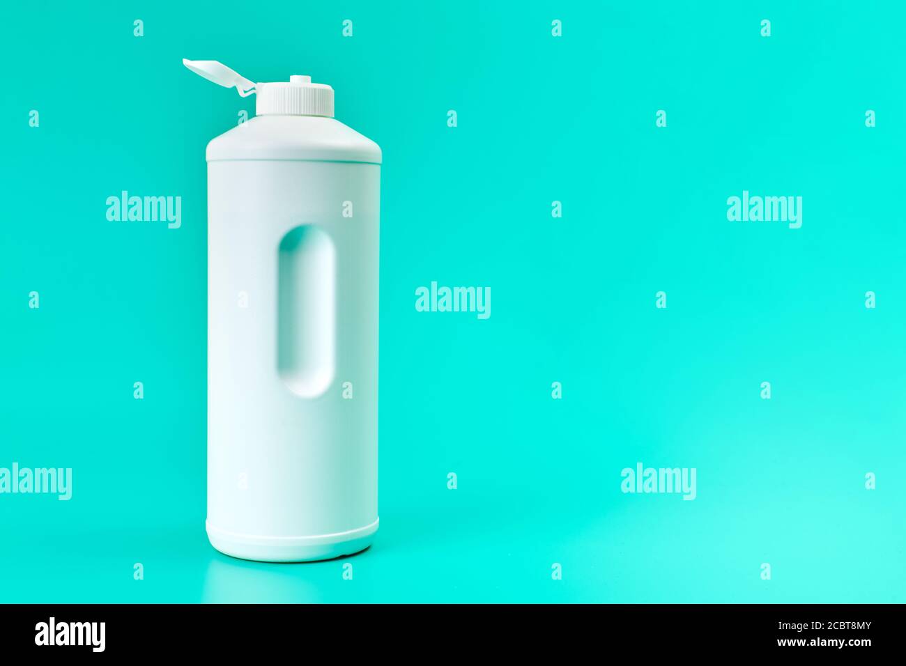 Kitchen detergent bottle, copy space. Cleaning, housekeeping and ...