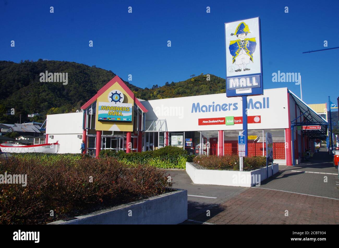 Mariners Mall. Te Araroa Trail route. Picton. South Island. New Zealand ...
