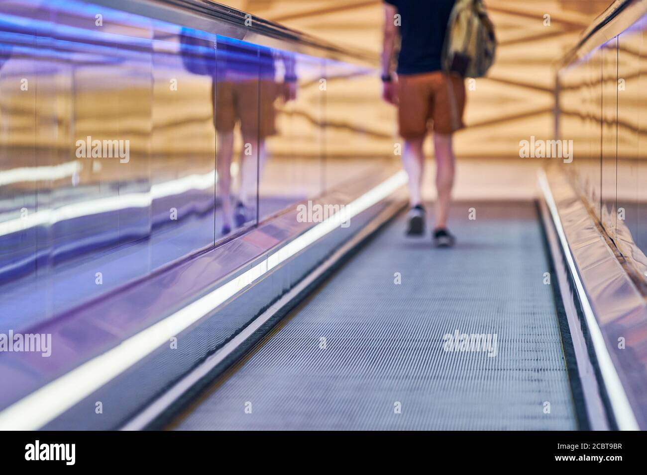Autowalk or movator slow conveyor mechanism hi-res stock photography ...