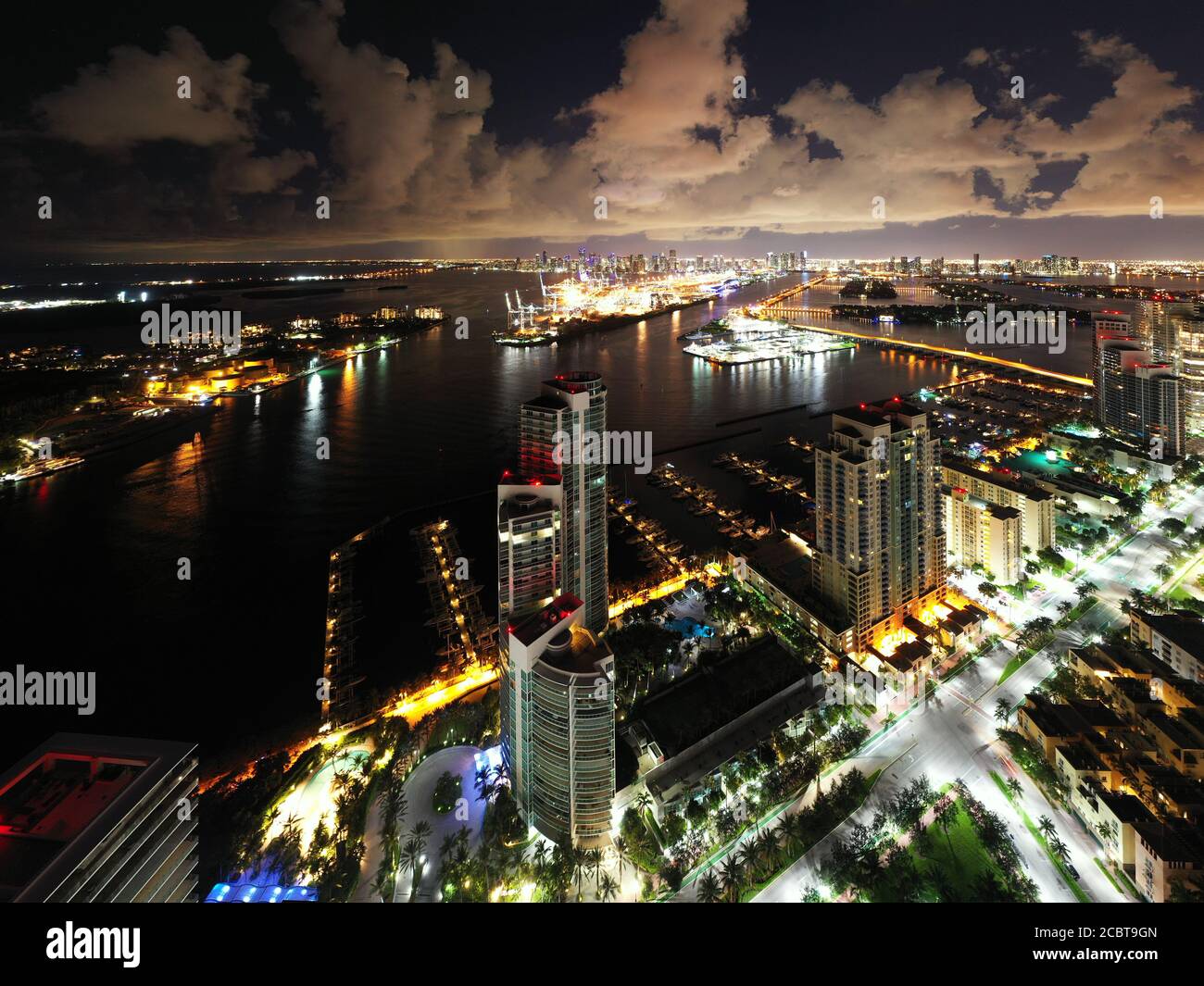 Miami view hi-res stock photography and images - Alamy