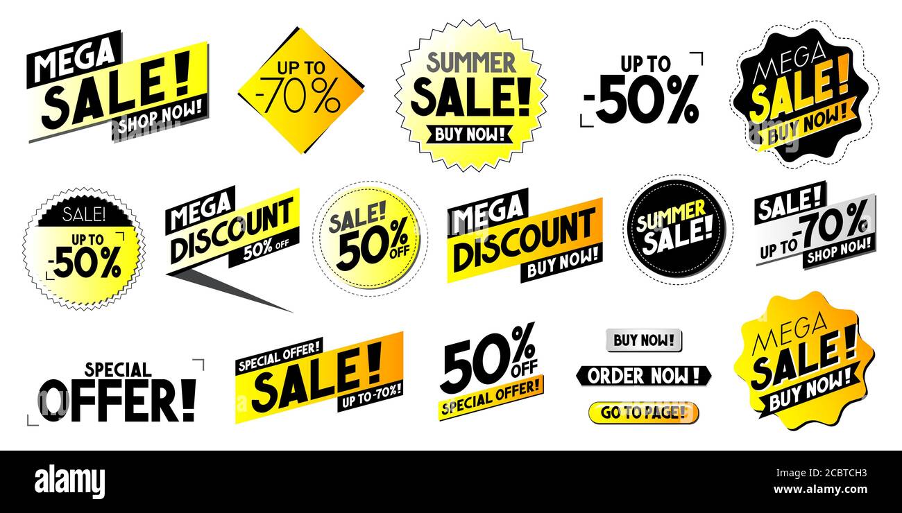 Sale, discount typography - vector illustration Stock Vector Image ...