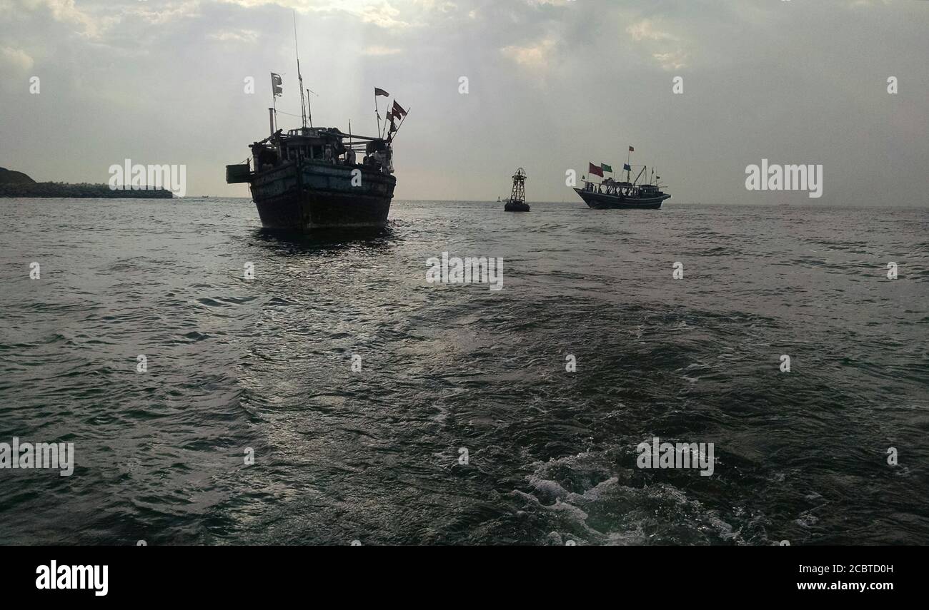 Deep Sea Fishing by Boat near Manora Island Karachi Sindh Pakistan ...