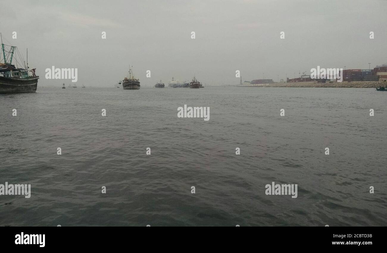 Deep Sea Fishing by Boat near Manora Island Karachi Sindh Pakistan ...