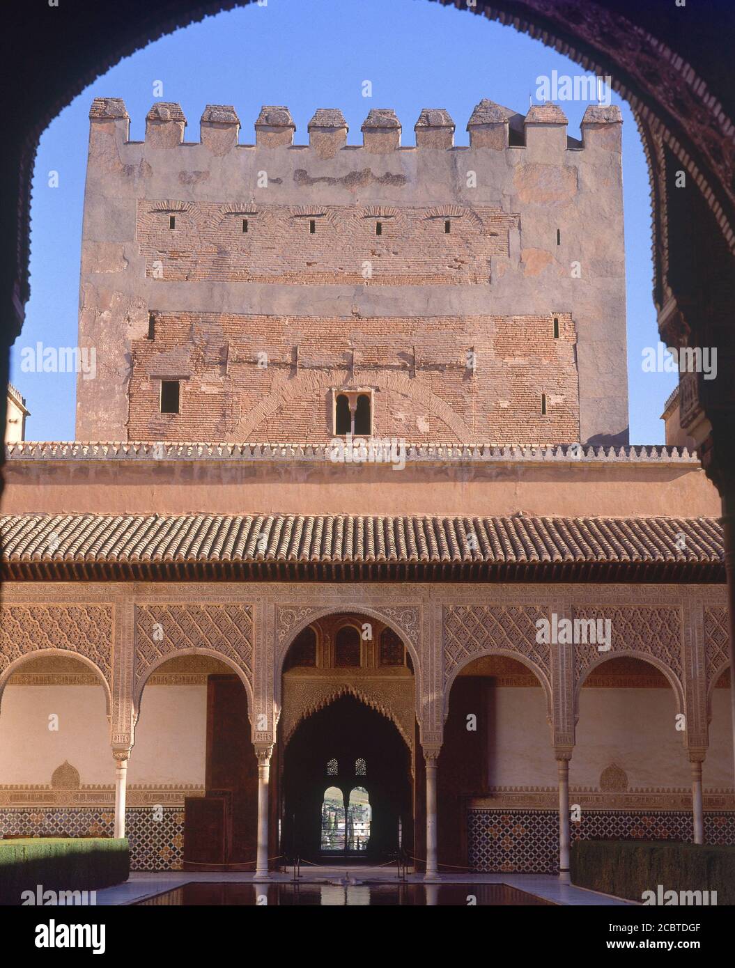FACHADA NORTE-PALACIO DE COMARES- ARQUITECTURA HISPANOMUSULMANA-PERIODO ...