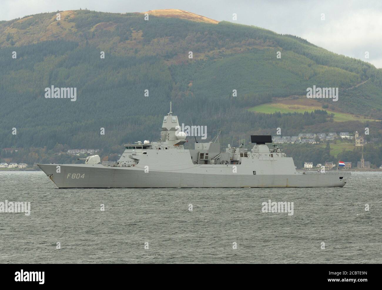 HNLMS De Ruyter (F804), a De Zeven Provincien-class frigate operated by ...