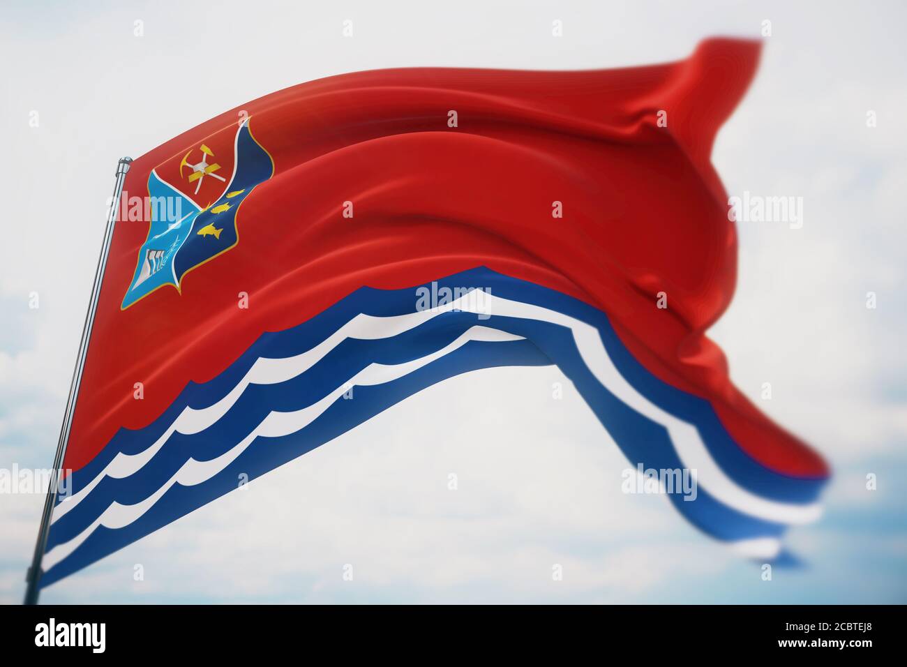 Magadan flag hi-res stock photography and images - Alamy