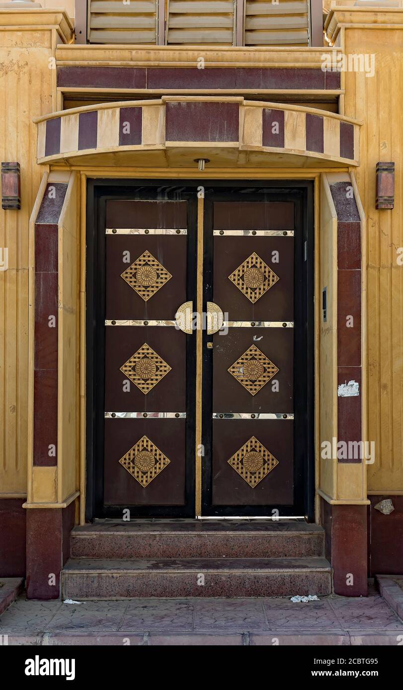 Saudi Arabian doors Stock Photo - Alamy