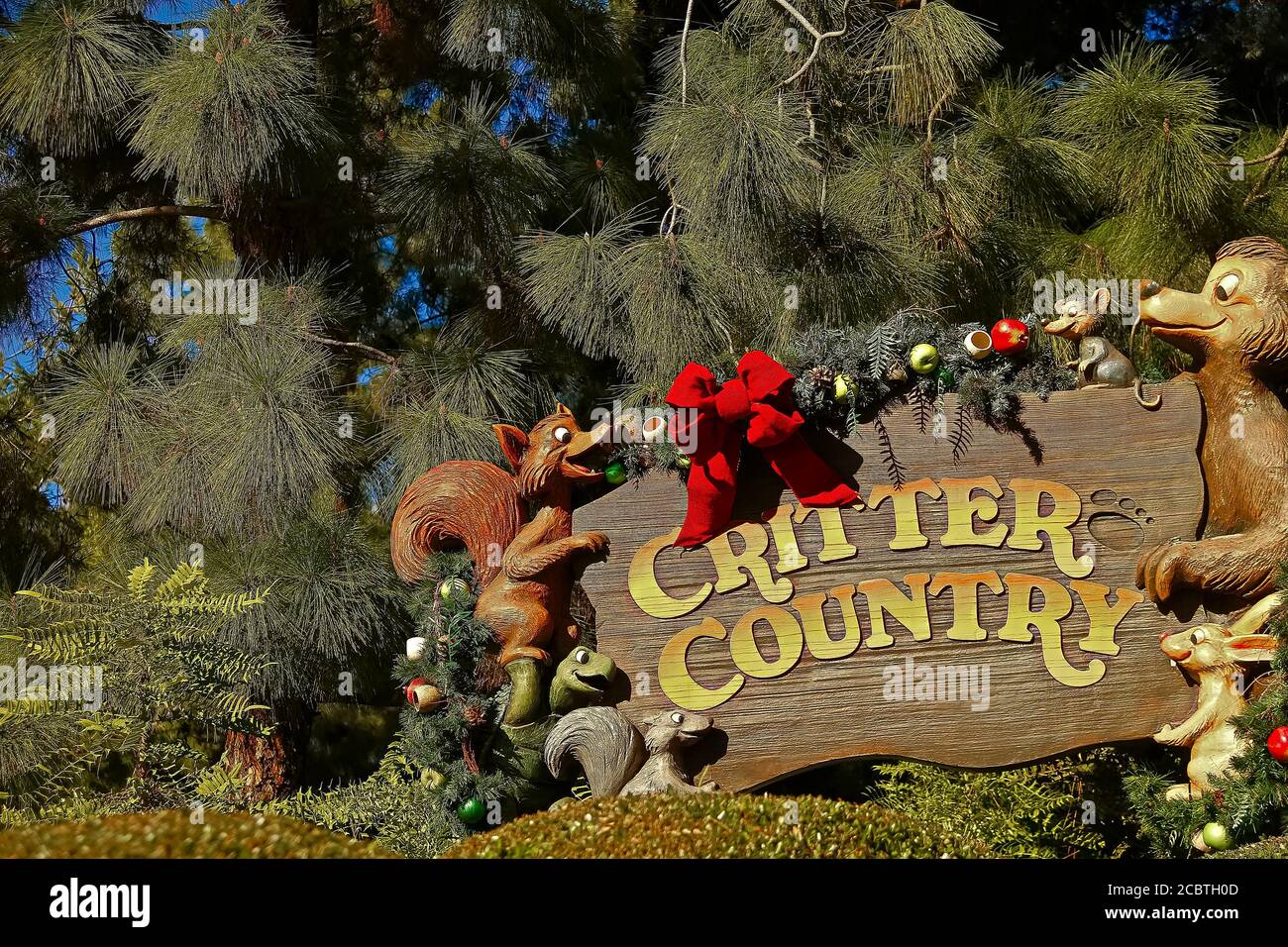 Splash Mountain, a log flume style dark ride at Critter Country in ...