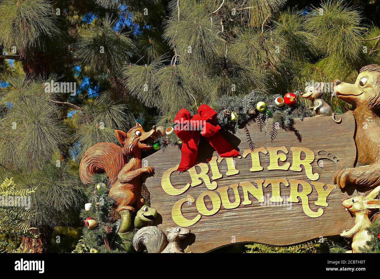 Splash Mountain, a log flume style dark ride at Critter Country in ...