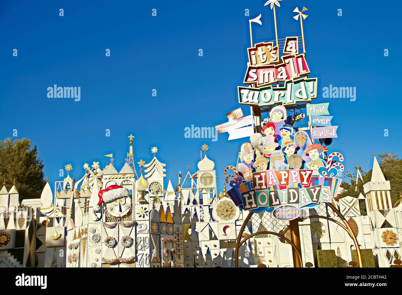 It`s a Small World Holiday in the Disneyland Resort Stock Photo - Alamy
