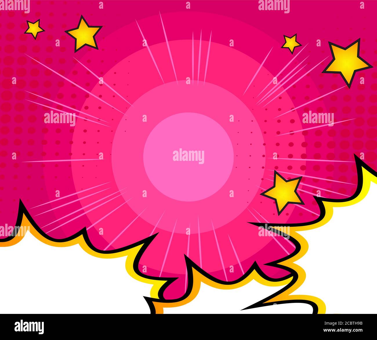 Comic book background. Abstract cartoon explosion design illustration ...
